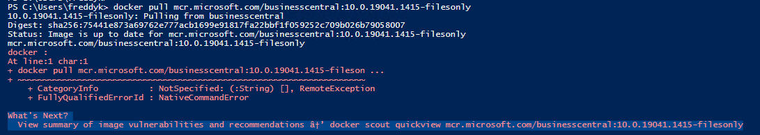 Run-ALValidation failing [error at pulling generic image] · Issue #3118 · microsoft ...