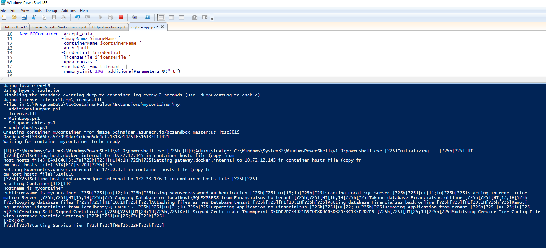 Display issue with new-bccontainer · Issue #819 · microsoft/navcontainerhelper · GitHub
