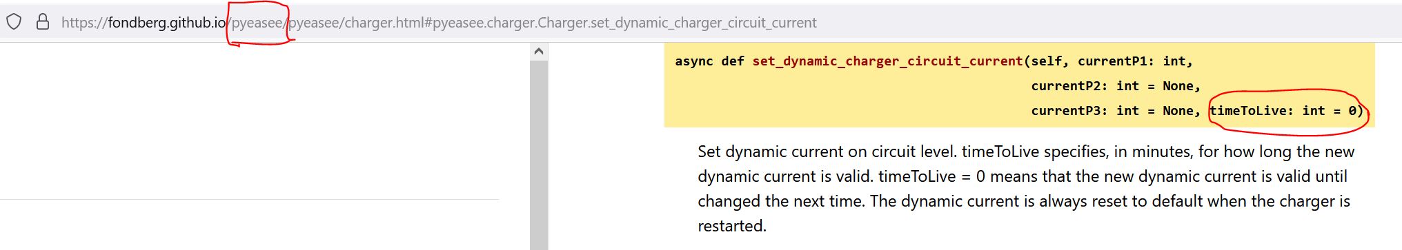 Enable TimeToLive parameter (for dynamic charging currents) in service call · Issue #218 ...