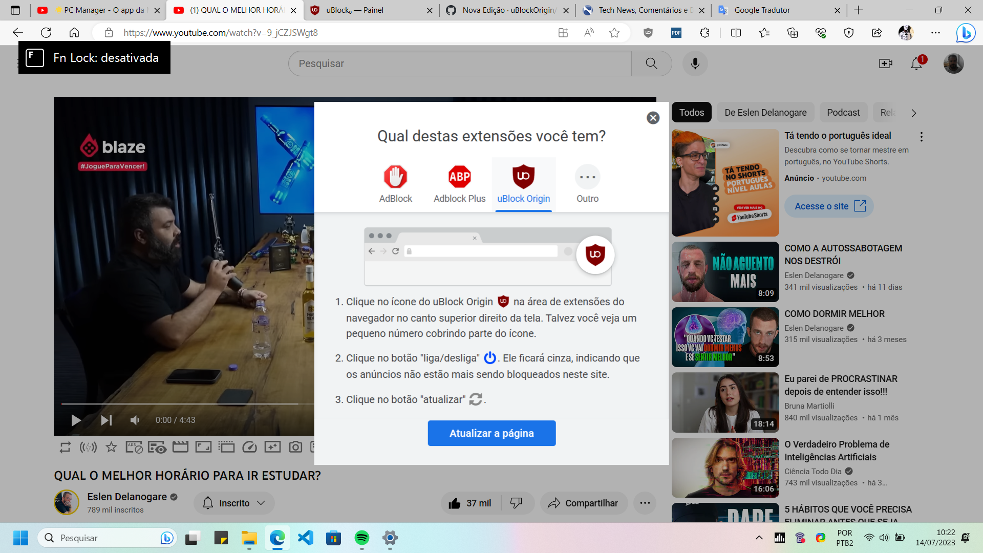 Disabling ad blocking only works at first. · Issue #19021 · uBlockOrigin/uAssets · GitHub