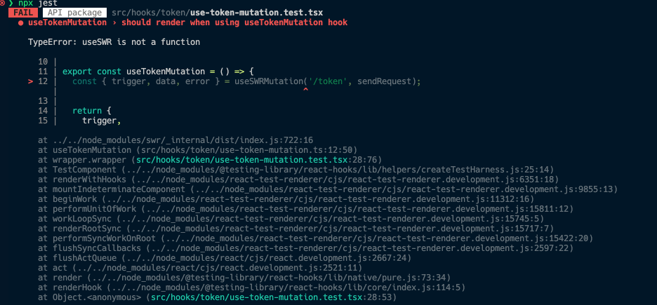 `useSWRMutation` throw an error `useSWR is not a function` in Server-Side-Rendering · Issue ...