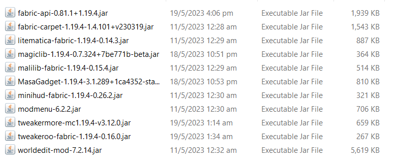 [Bug] 1.19.4 errors when launching game · Issue #83 · plusls/MasaGadget · GitHub