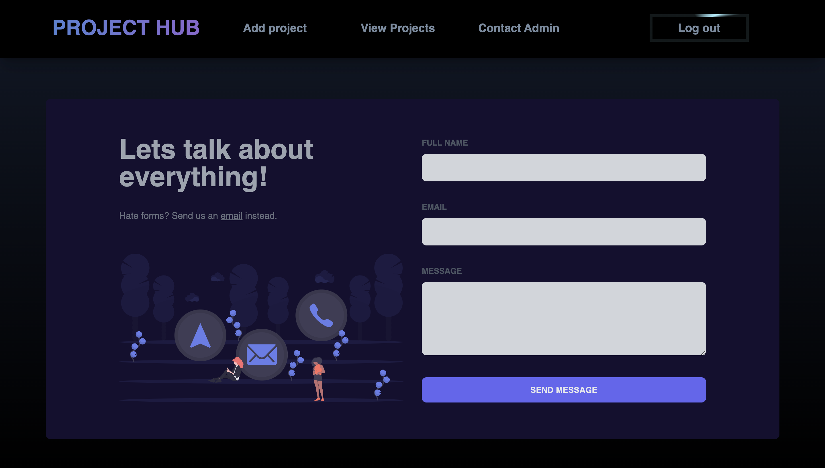 GitHub - Tushar98644/ProjectHub: A comprehensive platform that ...