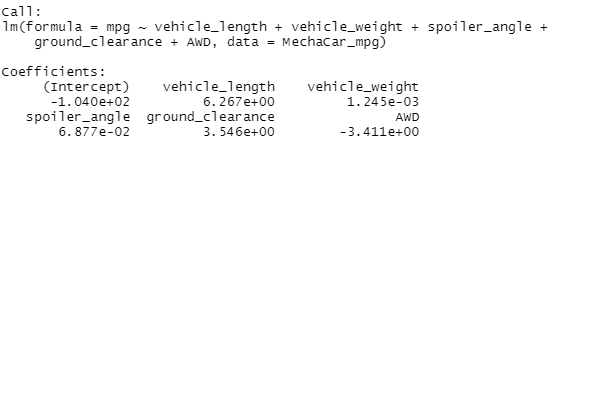 GitHub - Trevor-Crane/MechaCar_Statistical_Analysis
