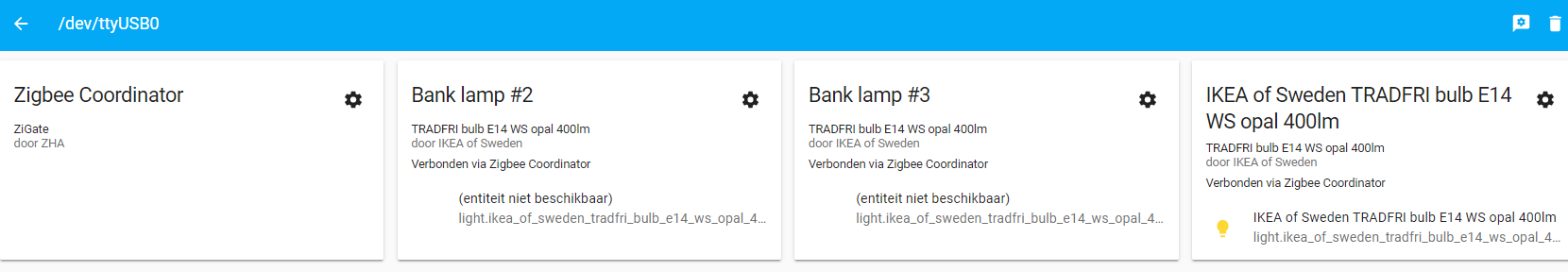 Init avec ZHA · Issue #4 · zigpy/zigpy-zigate · GitHub