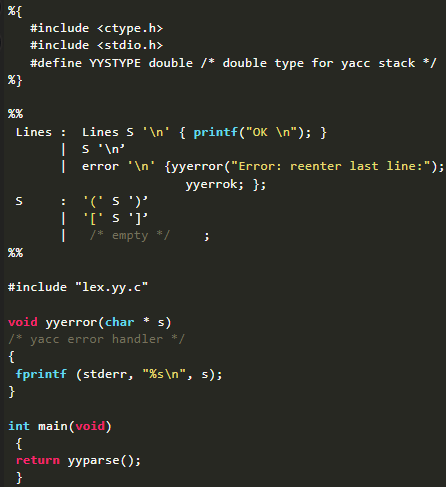 GitHub - AcostaCortesGM/Practica-3-Yacc-y-Lex-