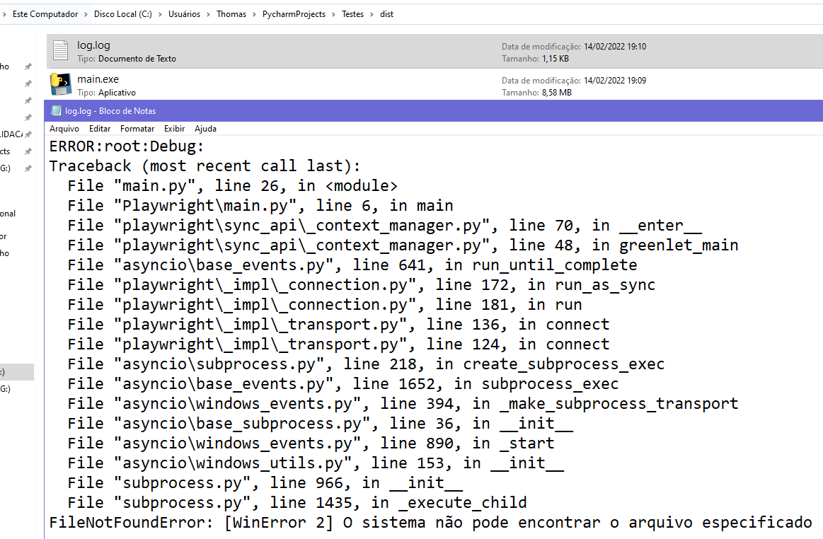 Continuing the problem in a new issue · Issue #1162 · microsoft/playwright-python · GitHub
