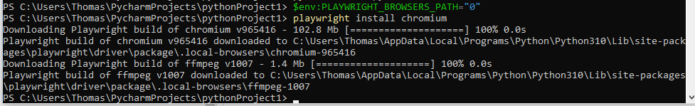 Continuing the problem in a new issue · Issue #1162 · microsoft/playwright-python · GitHub