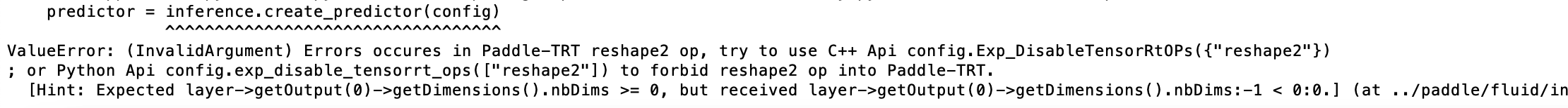 不能够使用tensorrt · Issue #10623 · PaddlePaddle/PaddleOCR · GitHub