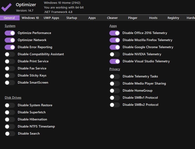 windows search broken · Issue #280 · hellzerg/optimizer · GitHub