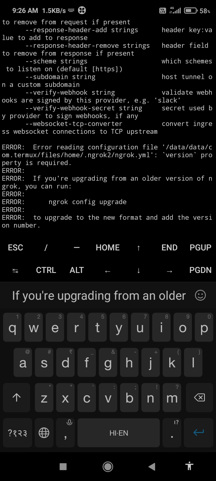 [Bug]: "Outdated" ngrok config format · Issue #2348 · Shopify/shopify-cli · GitHub