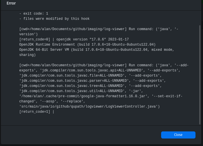 Automated style/linting/static code analysis · Issue #17 · qupath/log-viewer · GitHub