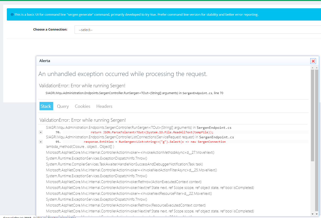 The term 'sergen' is not recognized as the name of a cmdlet · Issue #2568 · serenity-is/Serenity ...