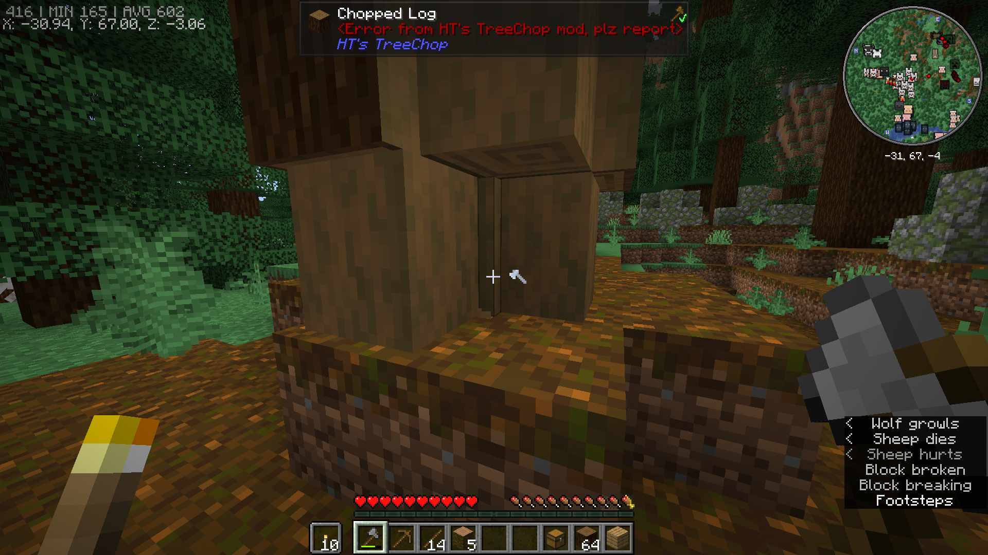 Error from HT's TreeChop mod · Issue #225 · hammertater/treechop · GitHub