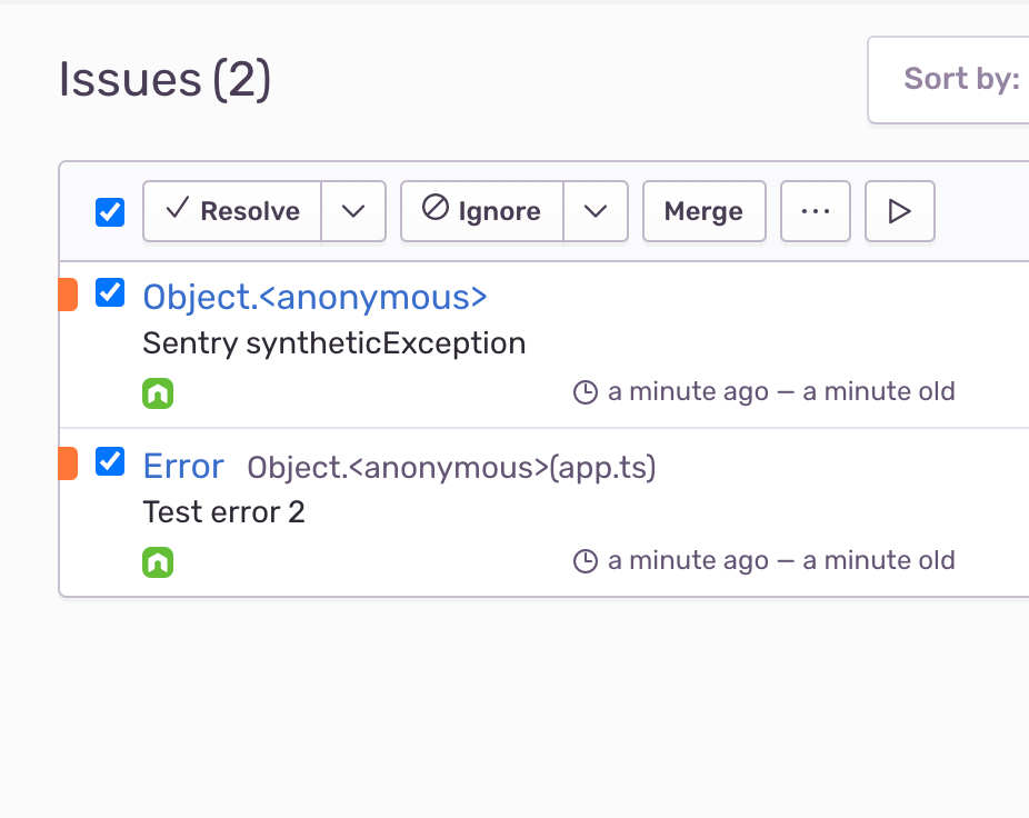 Error message of synthetic exception · Issue #2830 · getsentry/sentry-javascript · GitHub
