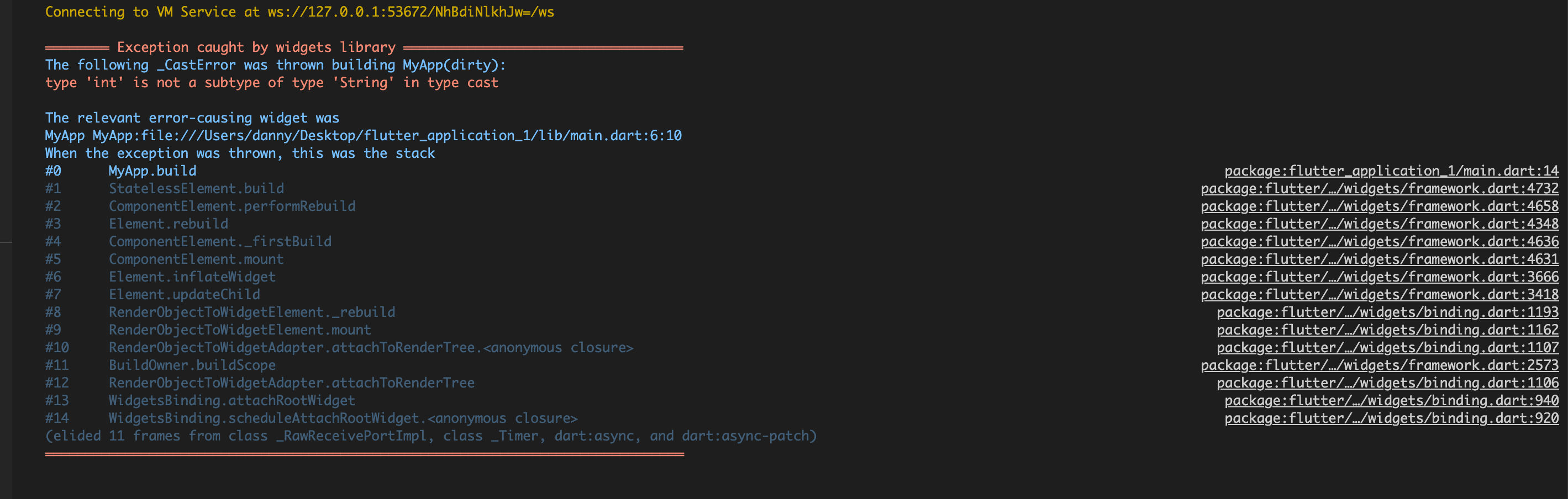 Stack trace outside the display area. · Issue #3411 · Dart-Code/Dart-Code · GitHub