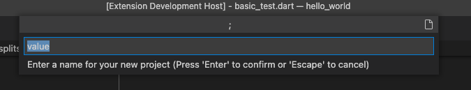 An InputBox with no title shows a semicolon · Issue #131651 · microsoft/vscode · GitHub