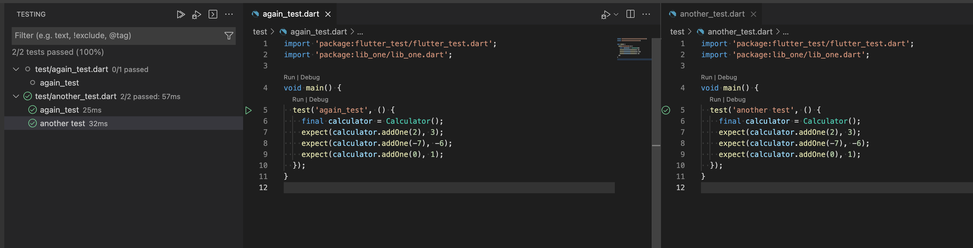 Dart Run All Tests Producing Strange Test Hierarchy And Results · Issue 3603 · Dart Code 