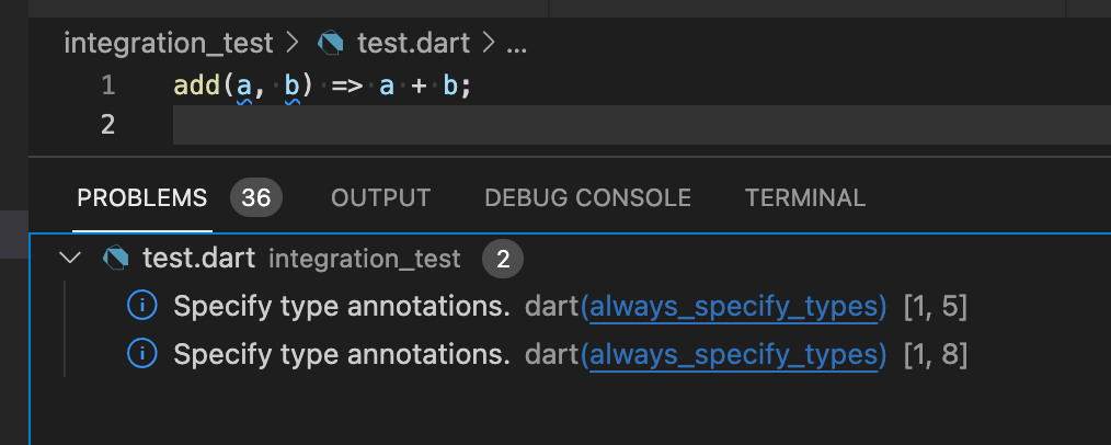 Demonstrate suggestions for code enhancements. · Issue #3601 · Dart-Code/Dart-Code · GitHub