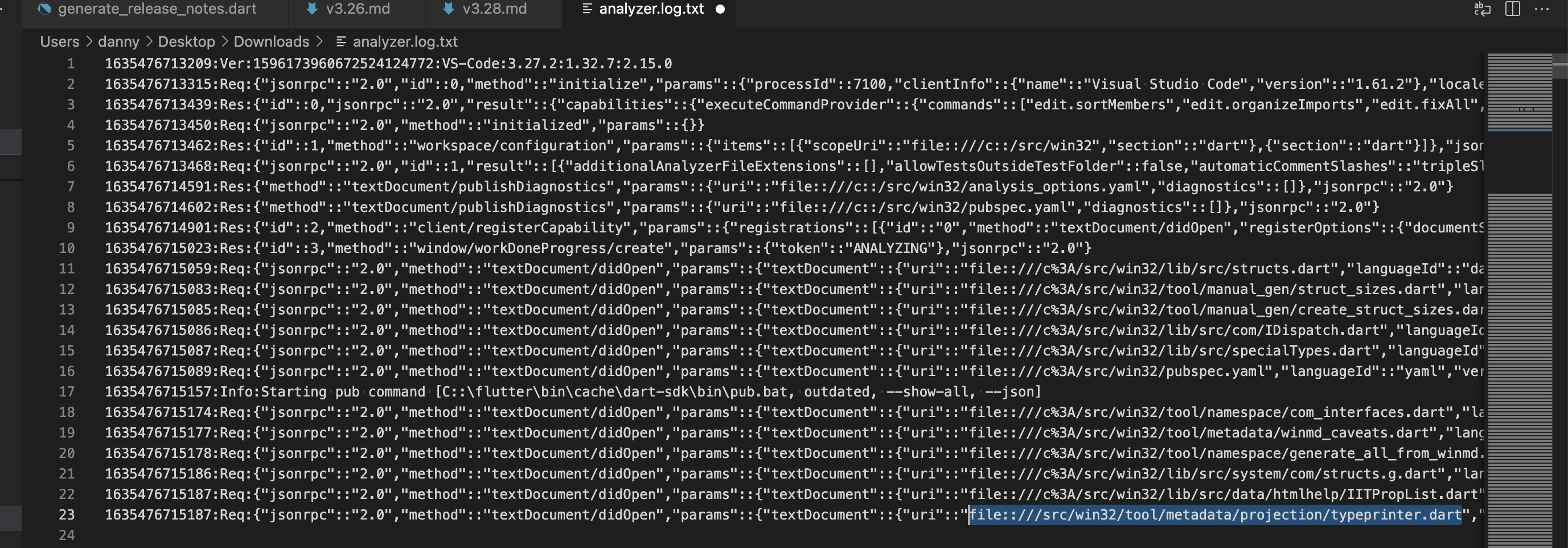 [LSP] Invalid file path during `textDocument/hover` on Windows · Issue #47534 · dart-lang/sdk ...