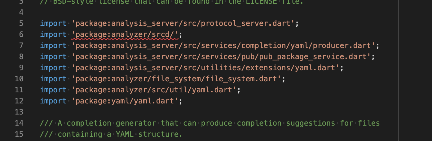 Lsp Requests Fail When Import Ends With A Slash · Issue 3733 · Dart Codedart Code · Github