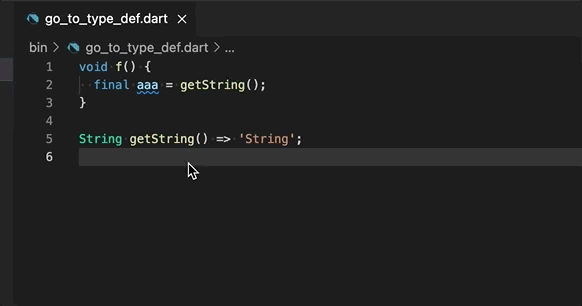 Go to Type Definition · Issue #3833 · Dart-Code/Dart-Code · GitHub