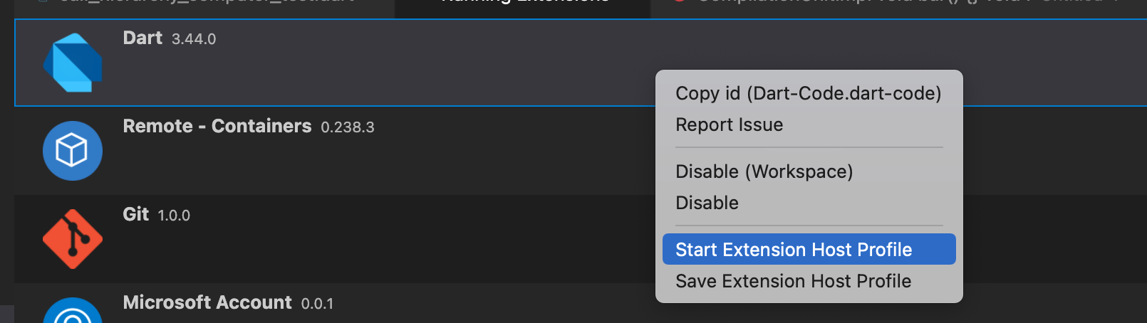 Extension issue · Issue #4049 · Dart-Code/Dart-Code · GitHub