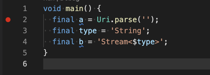 Left Angle Bracket Color Before String Interpolation Is Incorrect · Issue 4107 · Dart Codedart