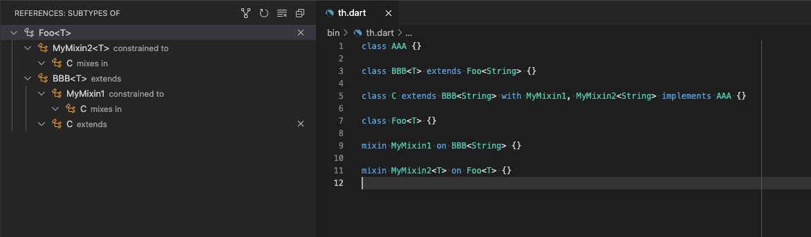 Improve How Relationships Are Shown In Type Hierarchy · Issue 4254 · Dart Codedart Code · Github 5590