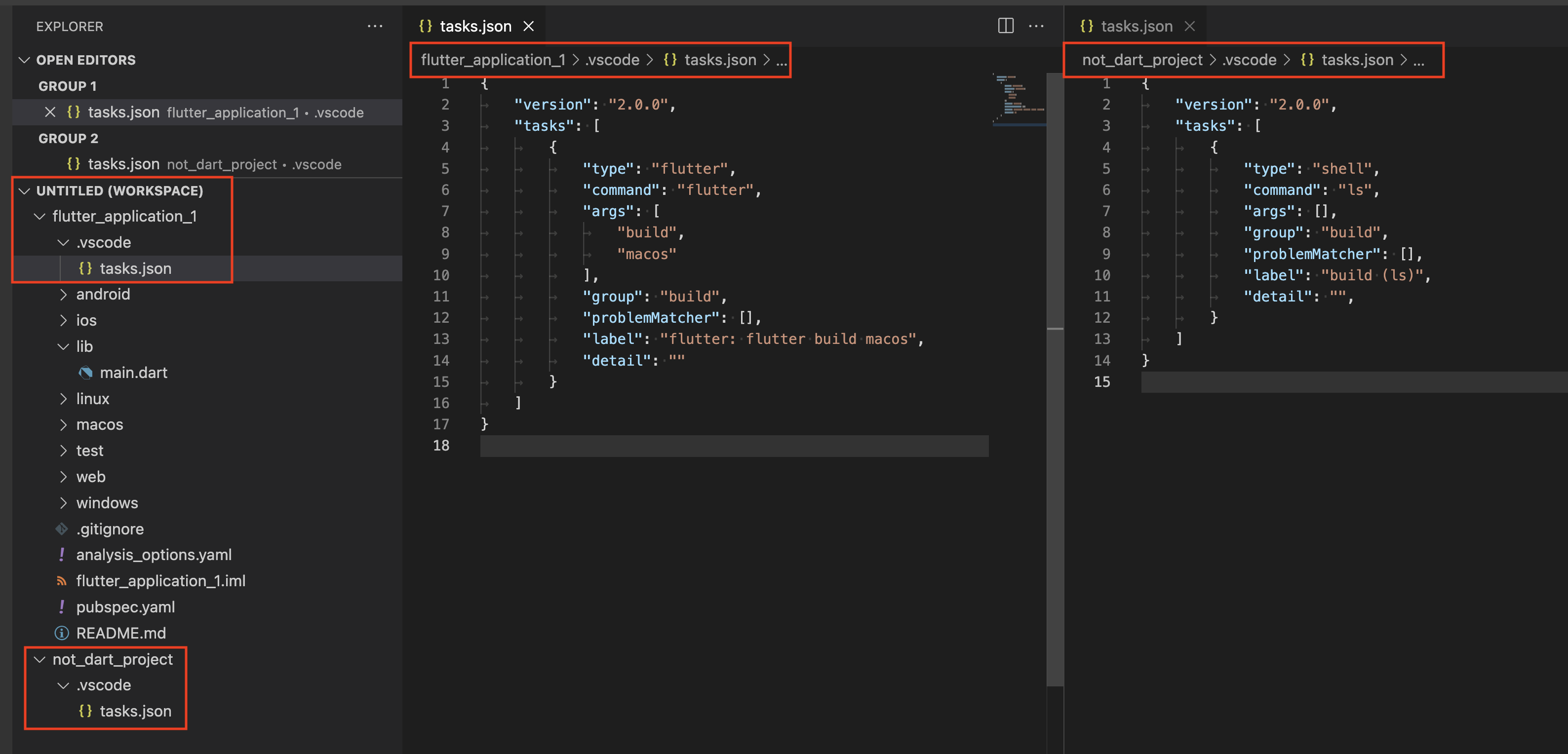 Launch a specific project with releaseMode in a workspace by hitting ...