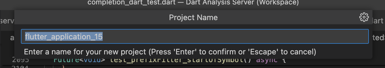 Ask which platforms to create the project for when running `Flutter ...