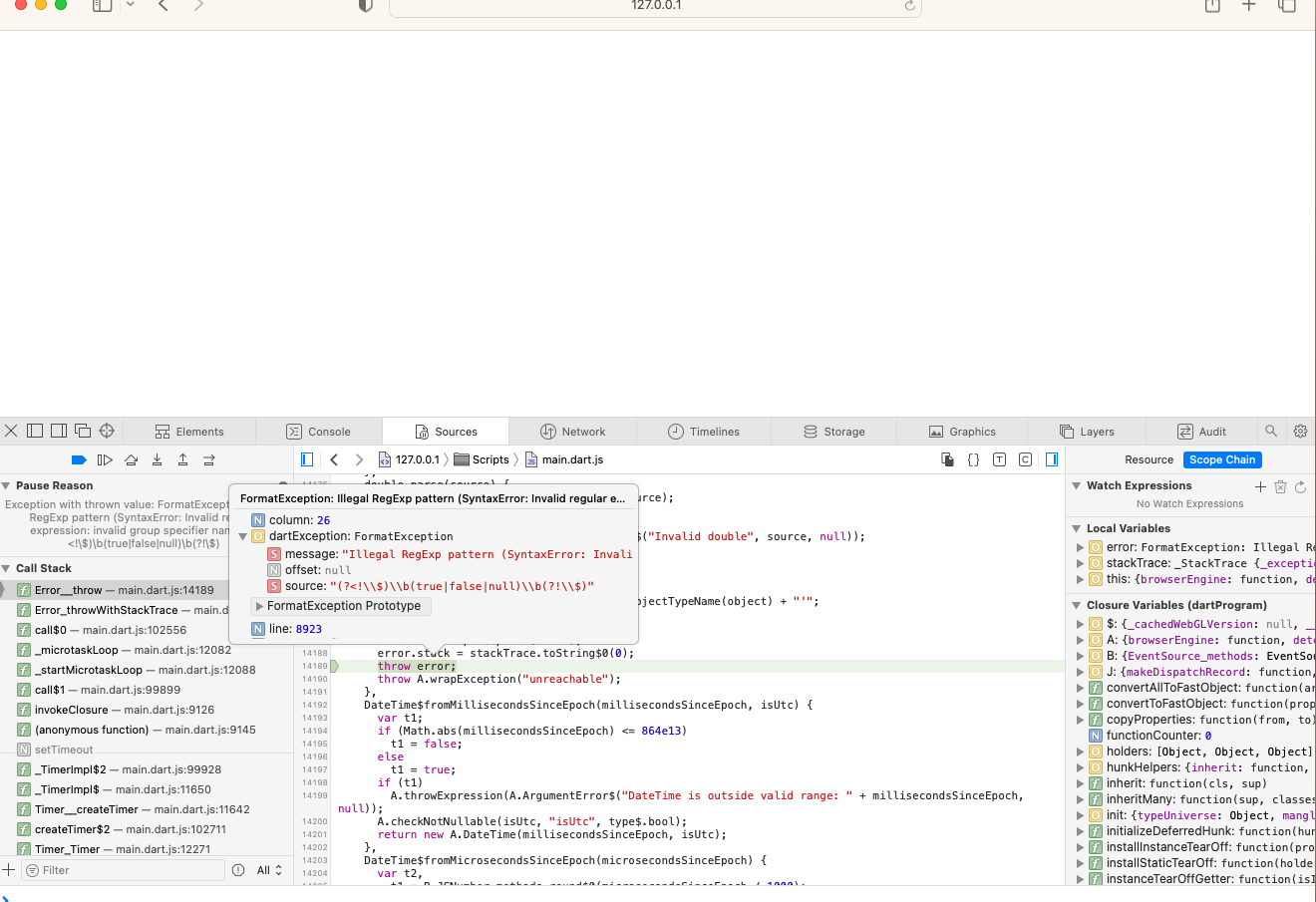 safari show white blank page · Issue #2856 · flutter/devtools · GitHub