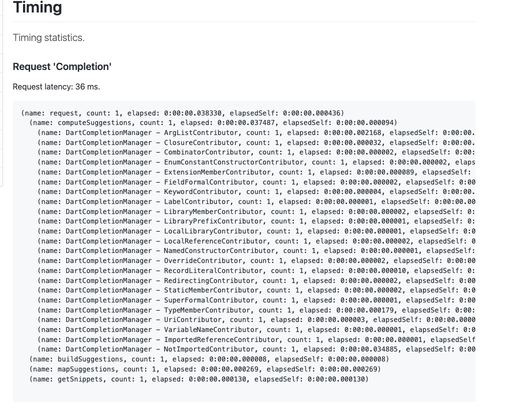 analyzer takes many seconds for Snippets+Overrides completions in files that are `part of ...