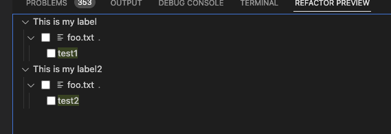 Workspace edits with metadata do not show labels that docs say are rendered prominently · Issue ...