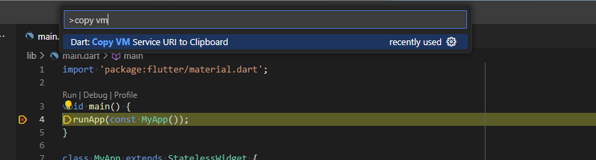 Print VM service URI after hot reload or hot restart, to enable attachment of an IDE debugger ...