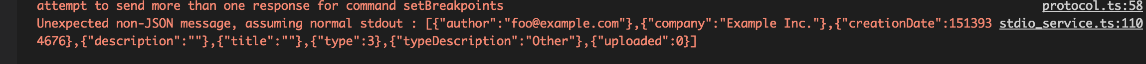 Debug Adapter crashes while debugging when printing JSON in [brackets] · Issue #483 · Dart-Code ...