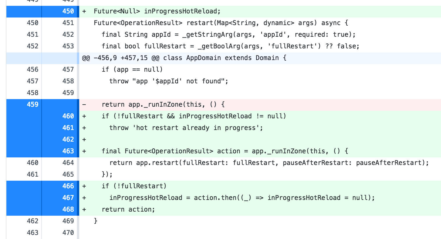 Crash If Request For Hot Reload Is Sent While A Reload Is Already In Progress · Issue 14184
