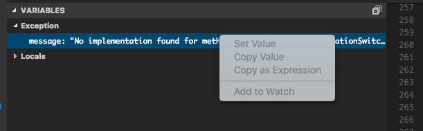Unable to copy exception text from variables window · Issue #934 · Dart-Code/Dart-Code · GitHub