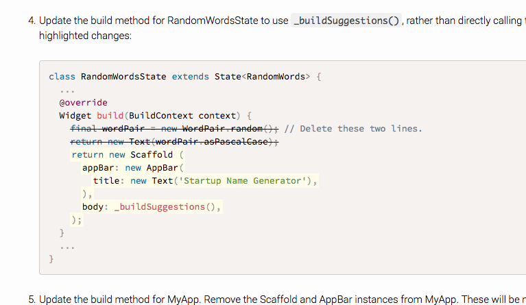 Get Started Page Linting Mistake · Issue 15048 · Flutterflutter · Github