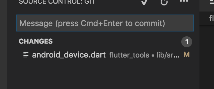 Having The Dart Extensions Active Breaks The Built In Git Extension