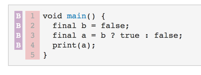 Breakpoints on ternary operators pausing on wrong line · Issue #1215 · Dart-Code/Dart-Code · GitHub