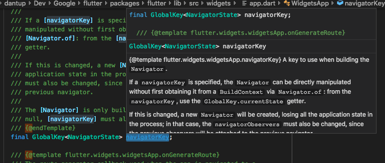 Strip dartdoc directives · Issue #1265 · Dart-Code/Dart-Code · GitHub
