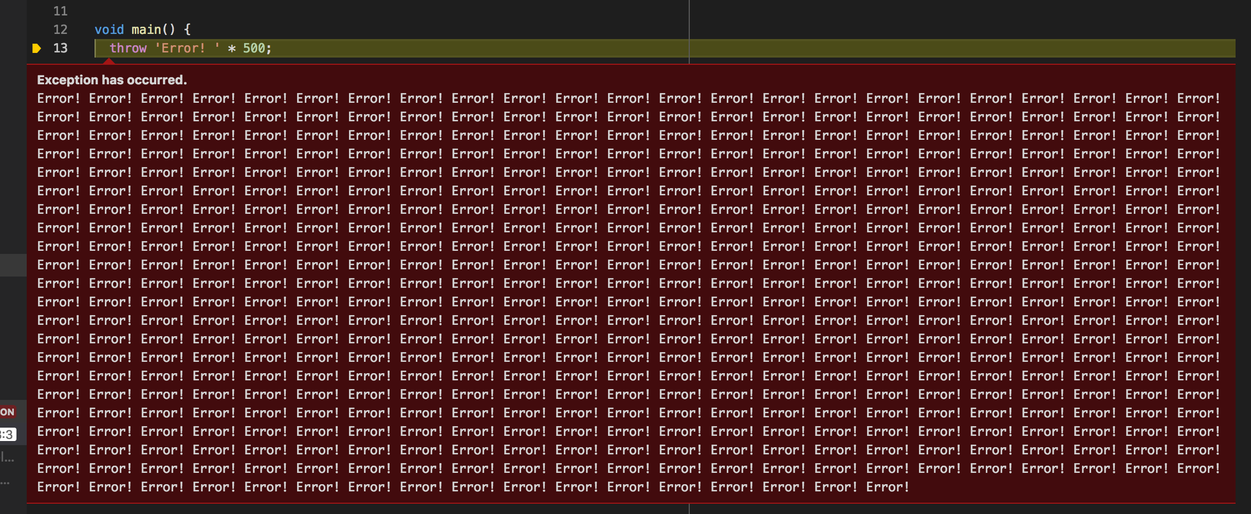 VM crash when evaluating expressions in flutter test: object.cc: 3352 ...
