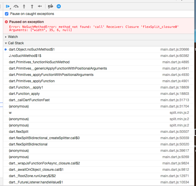 Nosuchmethoderror Method Not Found Call In Pre Built App · Issue 193 · Flutterdevtools