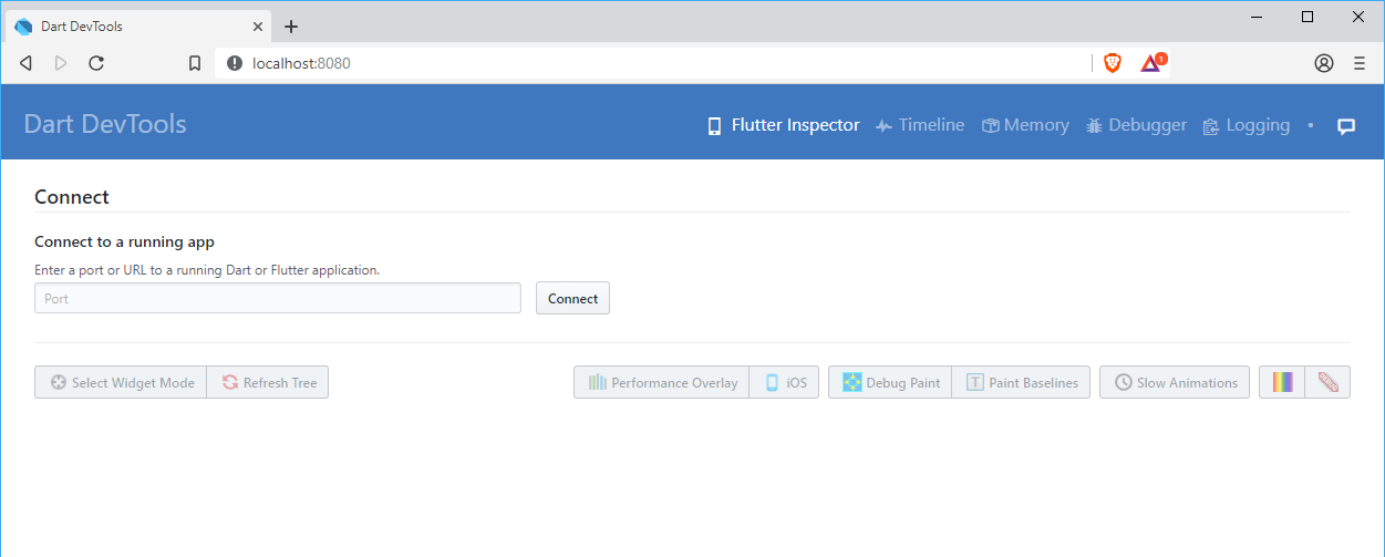 P1: Display a warning message if an unsupported browser is used. · Issue #66 · flutter/devtools ...