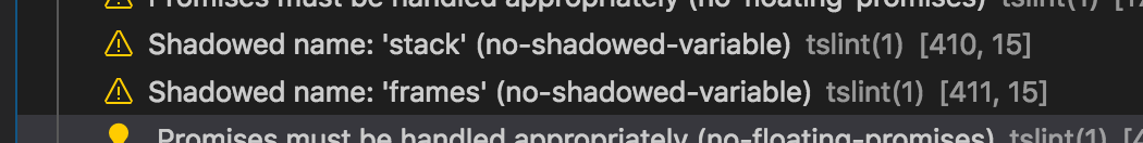 Text In Problems View Shifts When Hovering Over It If There Are Code