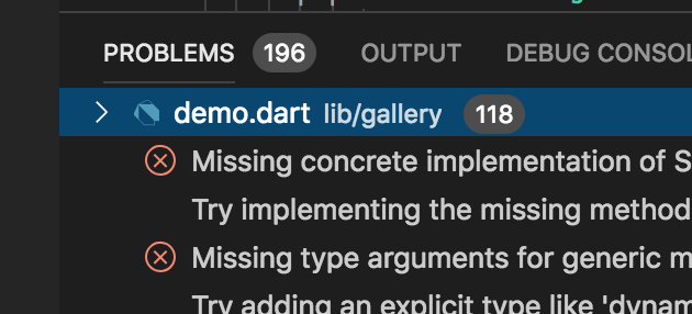 Error when expanding/collapsing in the Problems view (icon changes, but ...
