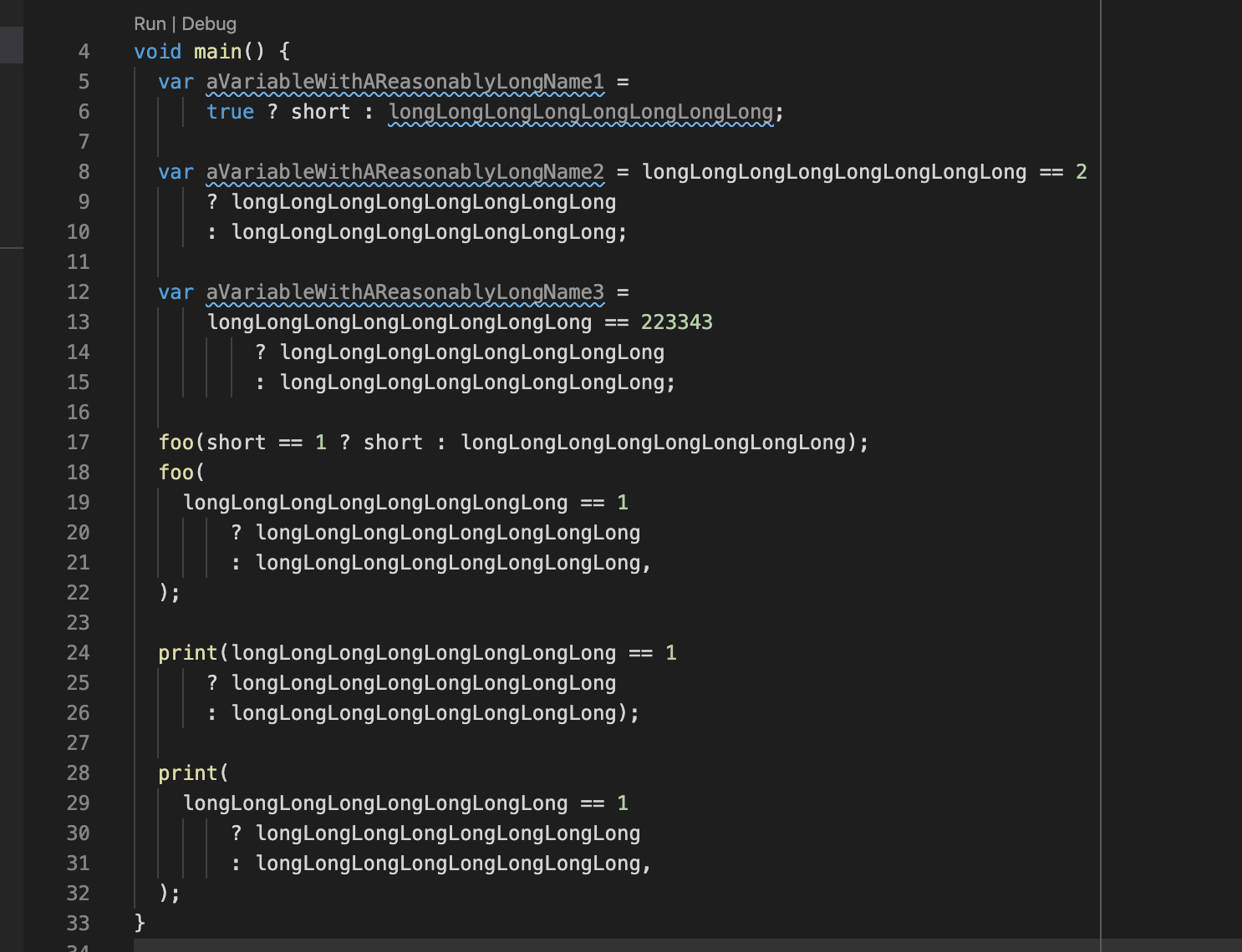 Ternary operators not being formatted like they are in the widgets in VS Code · Issue #2449 ...