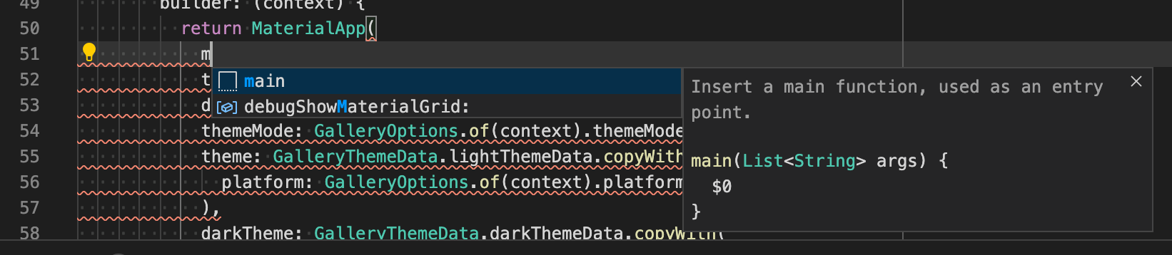 Add model class snippet · Issue #2755 · Dart-Code/Dart-Code · GitHub