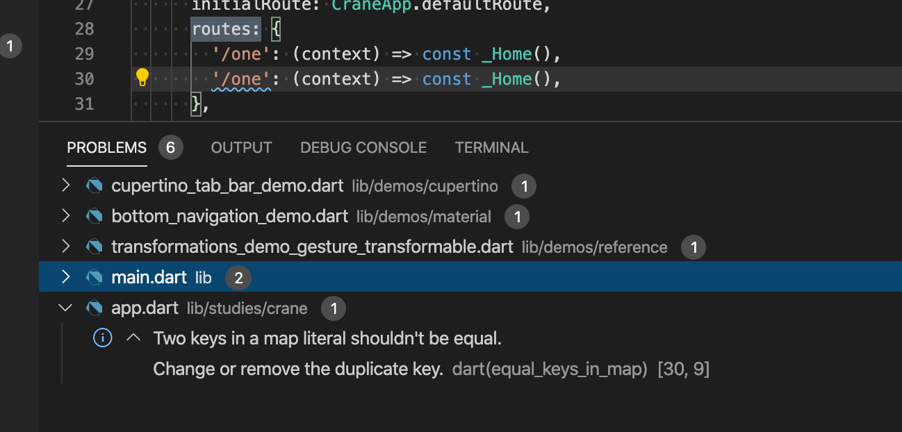 Validate Routes And Routenames · Issue 2751 · Dart Codedart Code · Github